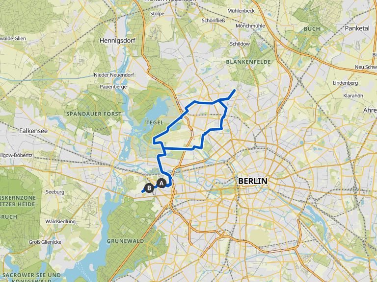 Zum Garten und Olympischer Platz 😎 | Fahrradtour | Komoot